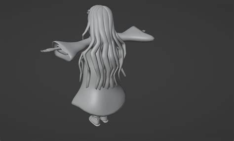 Anime Character Kamado Nezuko 3d Model Cgtrader