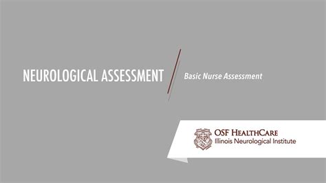 Neurological Assessment Basic Nurse Assessment Youtube