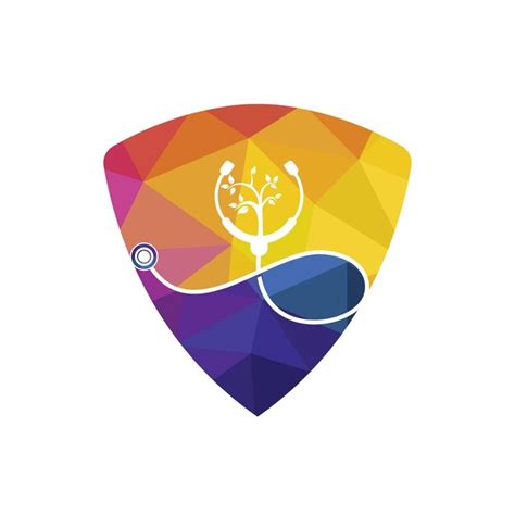 Premium Vector Stethoscope With Tree Icon Vector Logo Design