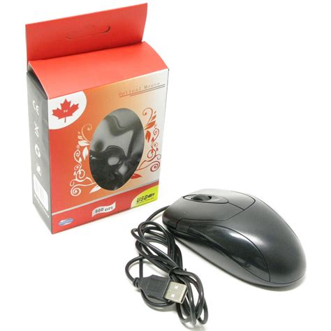 Wired Optical Usb Mouse Retail Packaging Cable Sales Canada