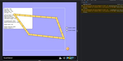 Crash And Freeze During Side Interaction Issue Phetsims Quadrilateral GitHub