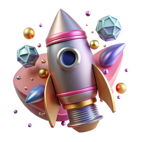 Impressive Modern Rocket Engine Nozzle Cutout With Detailed Thrusters Genuine 60093741 Png