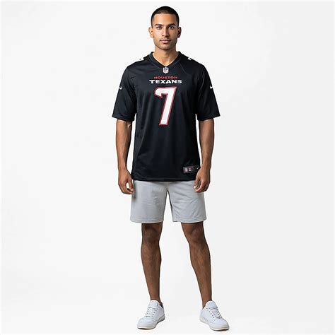 Nike Mens Houston Texans Carbon Black Fashion Nandn Cj Stroud Jersey