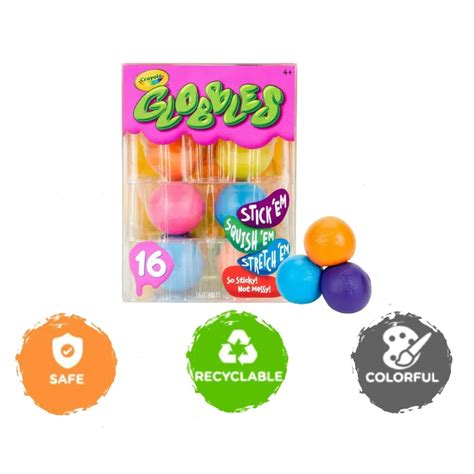 [clearance Sale] Crayola Globbles 16count Squish And Fidget Toys T