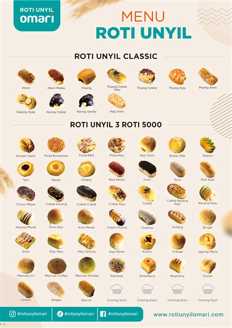Catalog Roti Unyil Omari Malang — Menu Varian And Cara Order