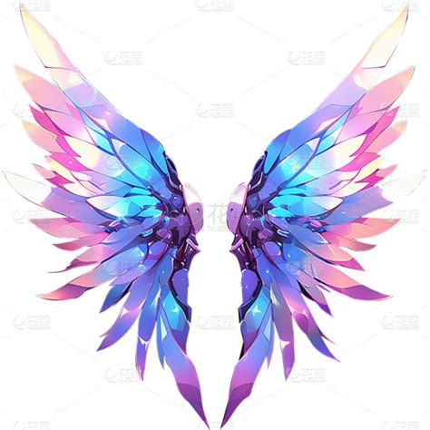 装饰通用梦幻机械翅膀元素素材