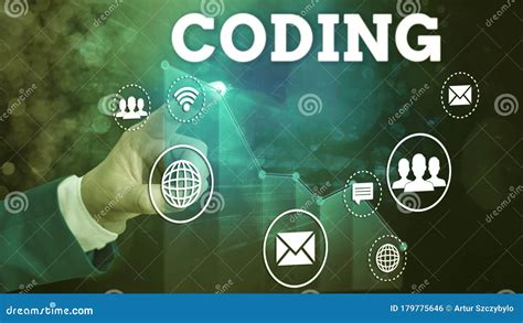 Writing Note Showing Coding Business Photo Showcasing Assigning Code To Something For