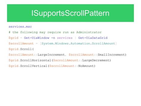 The Elements Object Model In Uiautomation Powershell Extensions Part
