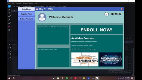 computer programming 2 finals project online enrollment system with