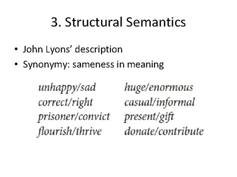 Chapter 6 Lexical Semantics 1 Traditional Semantics 2