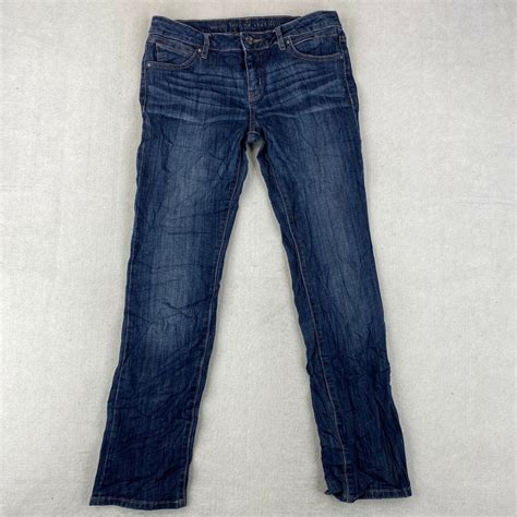 Vintage Simply Vera Vera Wang Straight Leg Denim Jeans Womens 2 Blue