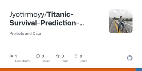 Github Jyotirmoyytitanic Survival Prediction Using Ml In Python Projects And Data