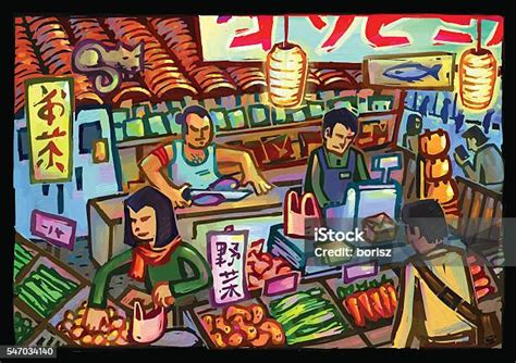 Toko Jepang Ilustrasi Stok Unduh Gambar Sekarang Dekorasi Kondisi