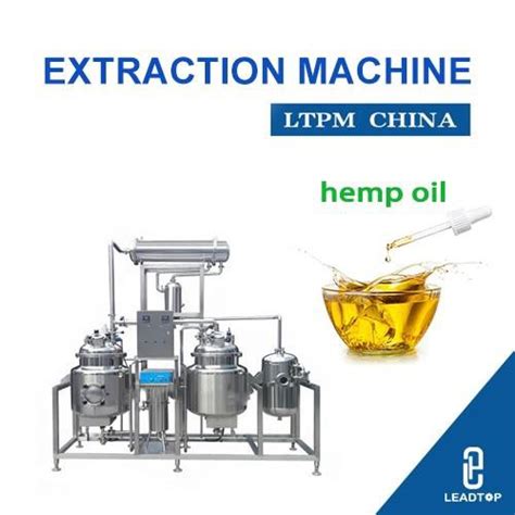 Separacja Konopi W Chinach Sprzęt Do Ekstrakcji Oleju Z Konopi
