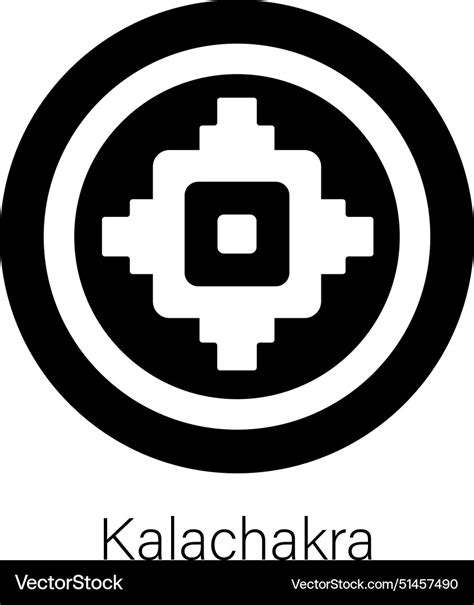 Kalachakra Royalty Free Vector Image Vectorstock