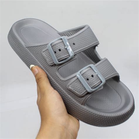 قیمت و خرید دمپایی مردانه مدل دوبنده سگک دار برسام کد 1411 Gy