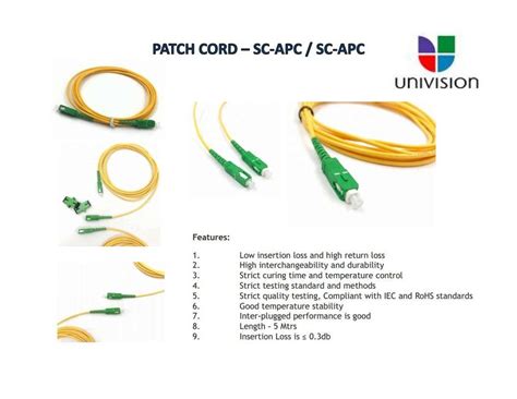 Patch Cords At Best Price In India