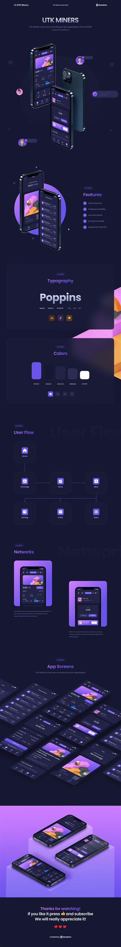 Crypto Mining App UI Behance