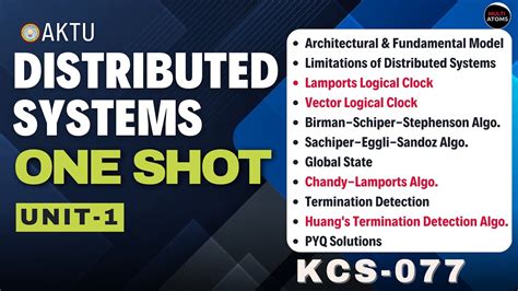 Distributed System Unit 1 One Shot Distributed System Pyq Aktu Exams 4th Year B Tech Kcs