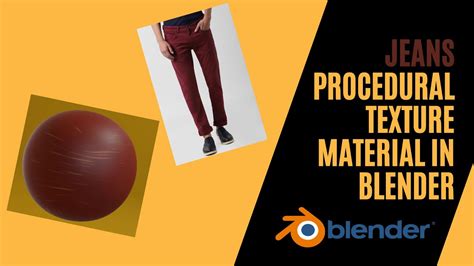 How To Create A Jeans Procedural Material In Blender Fabric Material