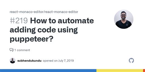 How To Automate Adding Code Using Puppeteer Issue React Monaco Editor React Monaco