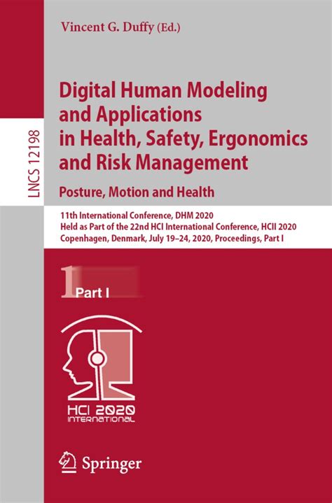 Springer Digital Human Modeling And Applications In Health Safety