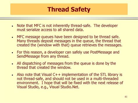 Threads And Thread Synchronization For Win32 And Mfc Ppt Download