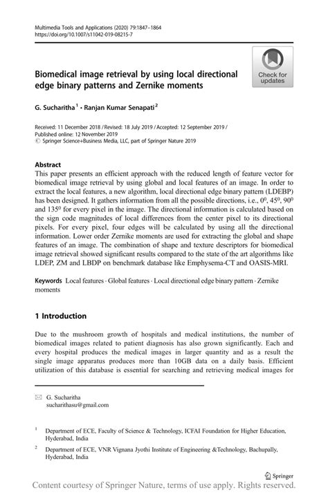 Biomedical Image Retrieval By Using Local Directional Edge Binary Patterns And Zernike Moments