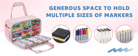 Prokva Marker Organizer Case Holding Up To 216 Markers