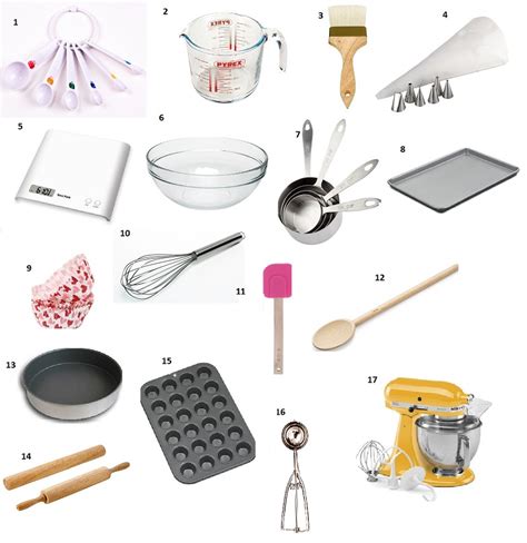 Different Classification Of Baking Tools And Equipment At Maddison