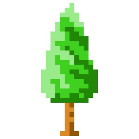 Pixel Tree Pngs For Free Download