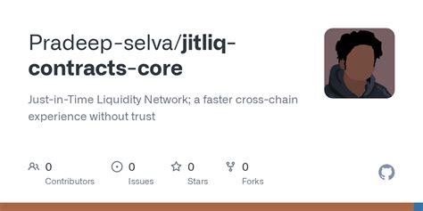 Github Pradeep Selvajitliq Contracts Core Just In Time Liquidity Network A Faster Cross