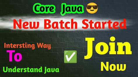 Core Java Paid Batch Lecture 1st Introduction Of Java ️ 👇 Aadiandjava Youtube