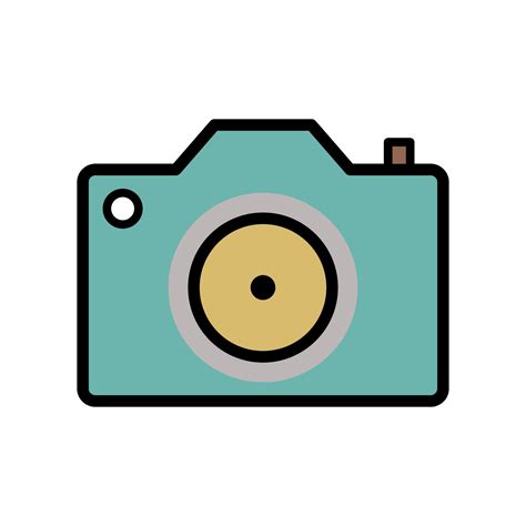 Camera Len On White Background 68999756 Vector Art At Vecteezy