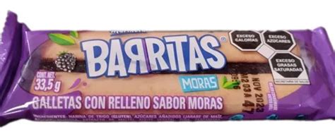 Barritas Marinela Relleno Sabor Moras 335g Mercadolibre