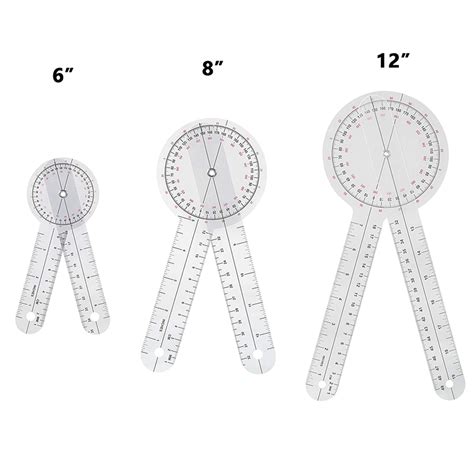 3 Piece Goniometer 6812 Inch Occupational Therap Vicedeal