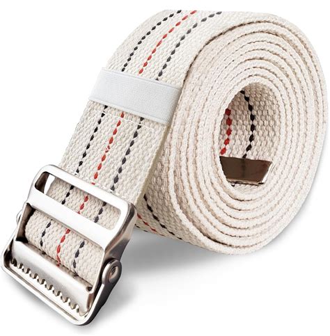 Aliseniors Transfer And Gait Belt With Metal Buckle 60