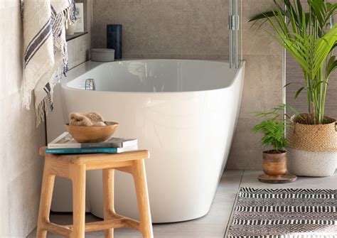 Ebb 1660mm Corner Shower Bath Waters Baths