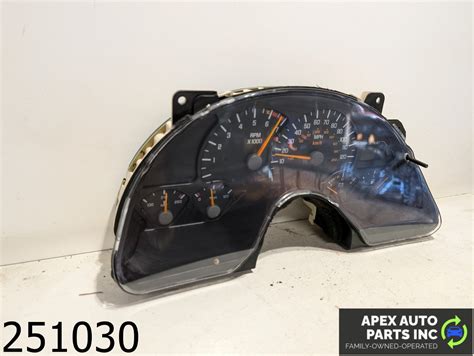 Oem 2000 Pontiac Firebird 38l Instrument Gauge Cluster Speedometer