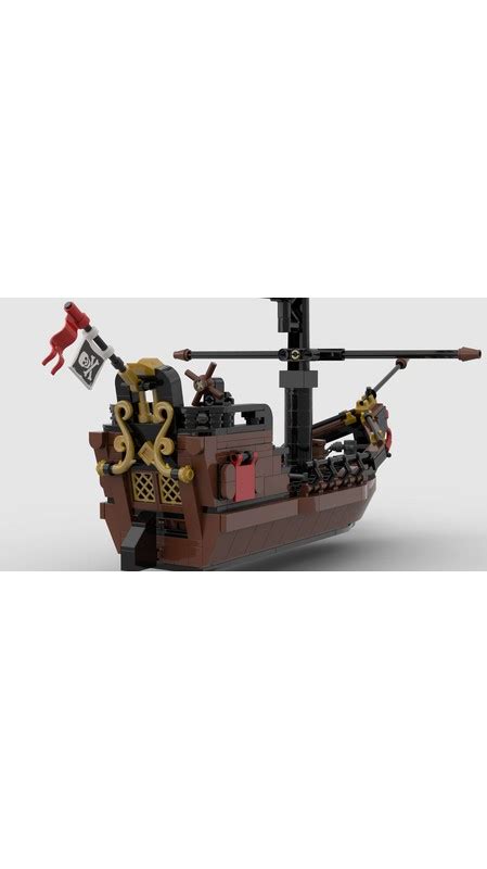 Lego Moc Small Pirate Ship Sloop V1 0 By Itnael Rebrickable Build With Lego