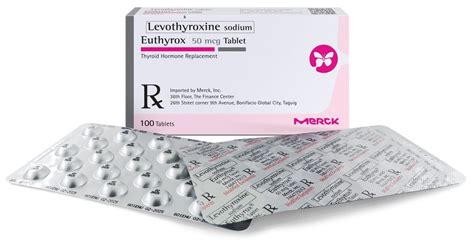 Euthyrox Levothyroxine Sodium 50mcg 1 Tablet Prescription Required