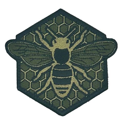 Bee Velcro Patch Vibrant Mission Patch For Gear