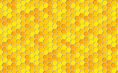 Fondo De Panal Colmena De Patrones Sin Fisuras Ilustración Vectorial