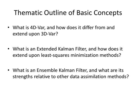 Ppt Advanced Data Assimilation Methods Powerpoint Presentation Free Download Id3292977