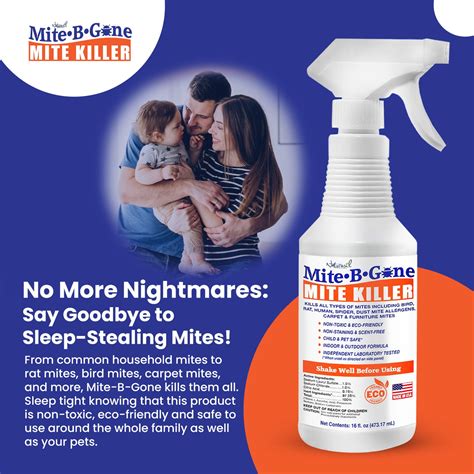 Mite B Gone Mite Killer Spray 16oz Naturasil