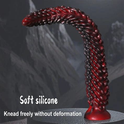 New Alien Tentacle Anal Plug Long Thick Dildo Spiral Silicone Large Bu