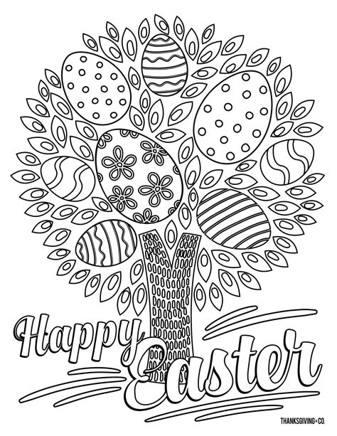 Free Easter Coloring Sheets Printable