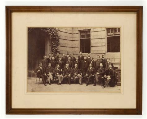 Max Kassowitz Im Kreise Seiner Mitarbeiter Anlässlich Seines 50 Geburtstags 1892