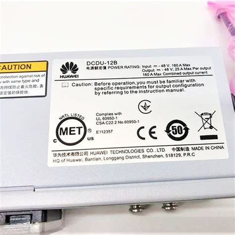 Huawei Direct Current Distribution Unit Dcdu 11b