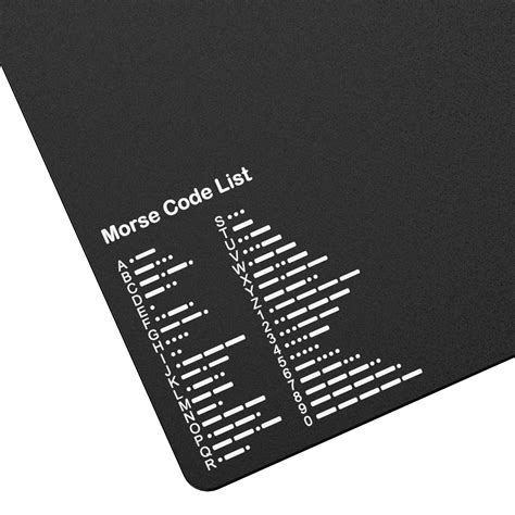 Morse Code List Table Putikeeg Putikeeg